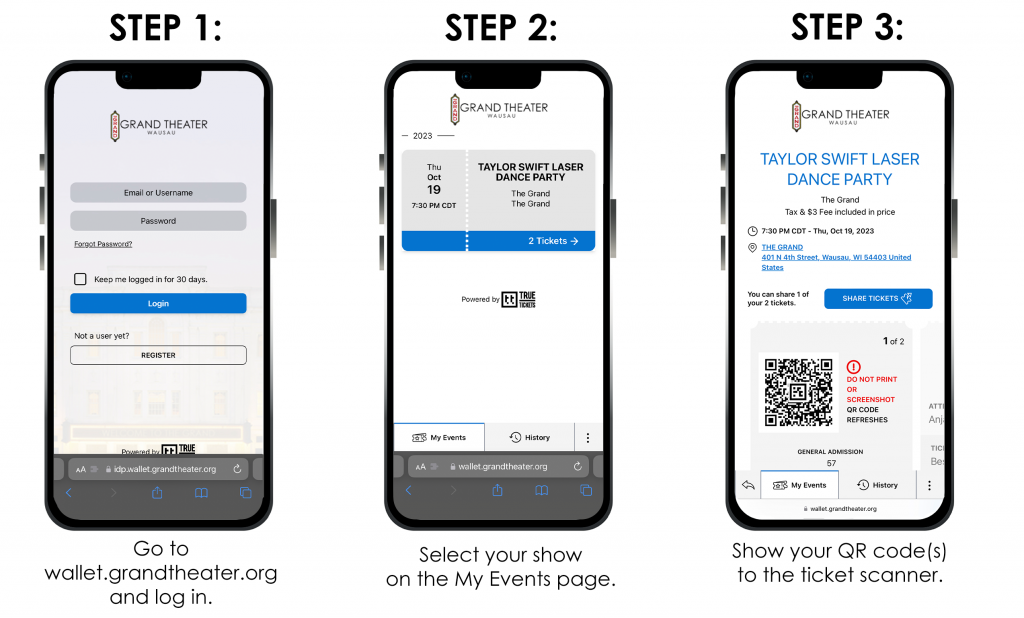 Digital Tickets – The Grand